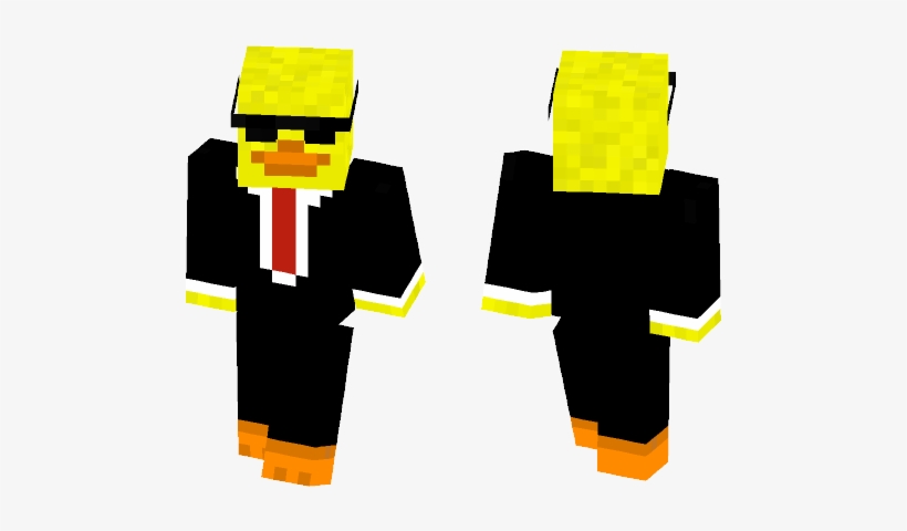 Download Secret Agent Duck - Minecraft | Transparent PNG Download | SeekPNG