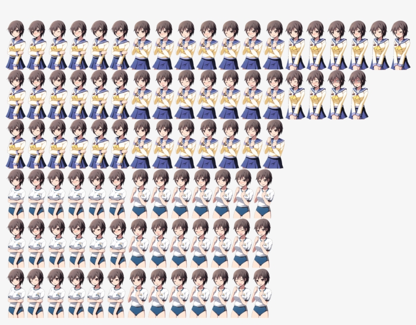 Download Newchart - Corpse Party Pixel Characters | Transparent PNG ...