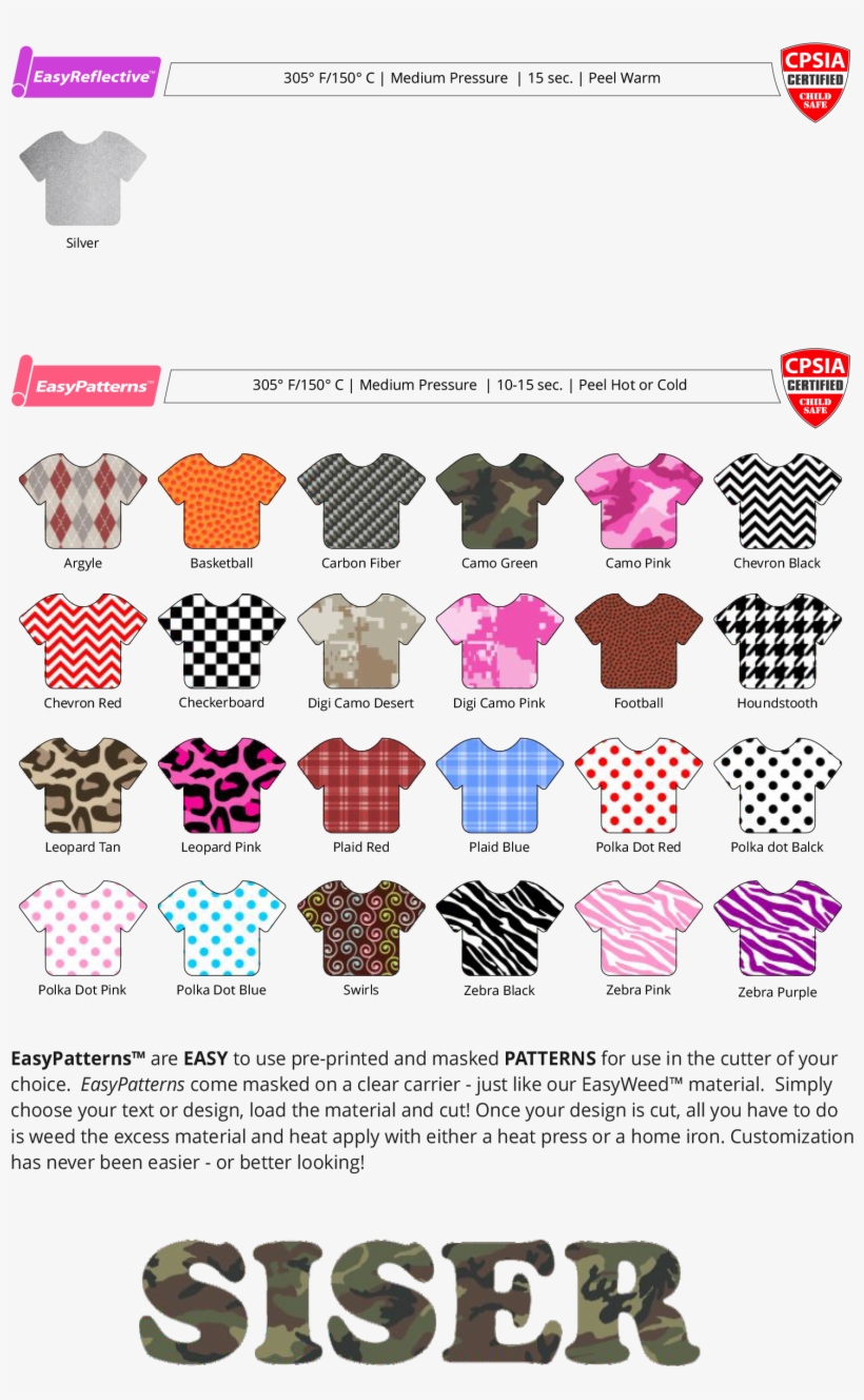 2018 Siser Color Guide - Heat Transfer Vinyl PNG Image | Transparent ...