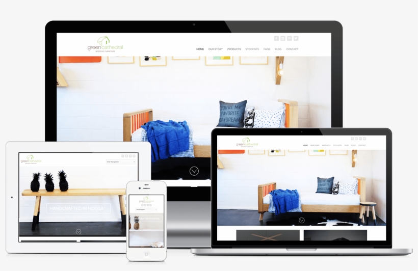 Custom Ecommerce - Adaptive Web Design Example PNG Image | Transparent ...