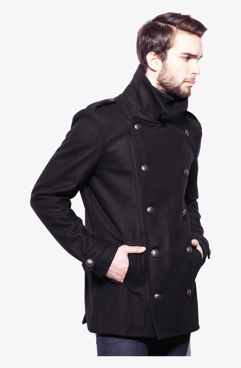 Download Mens Winter Coat - Trench Coat Png Man | Transparent PNG ...