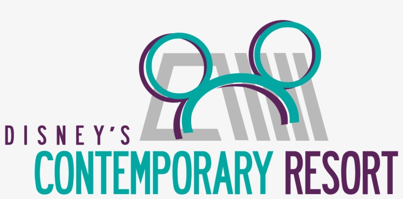 Disney Contemporary Resort Logo - Contemporary Hotel Disney Sign PNG ...