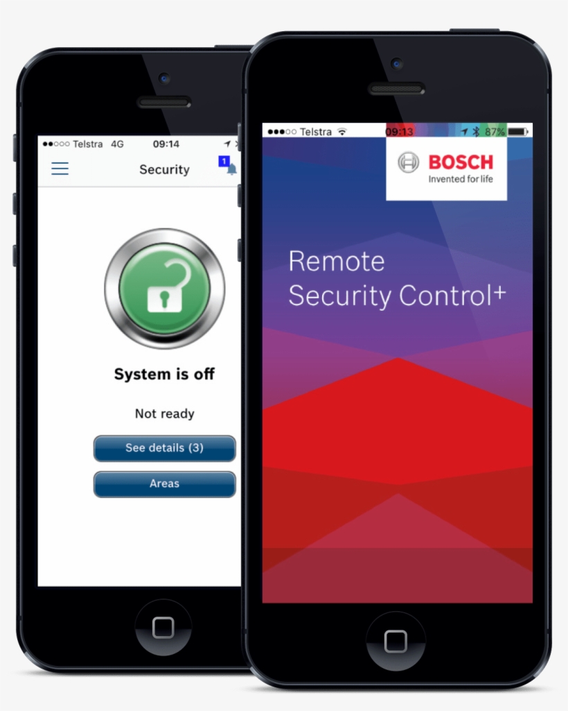 Connect With Bosch's Remote Security Control Plus App - Rsc+ Bosch PNG ...
