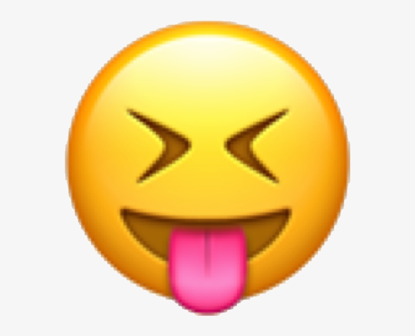 Emoji Emojicon Emote Face Emojiface Mlem Tongue Tongues - 😝 Emoji PNG ...
