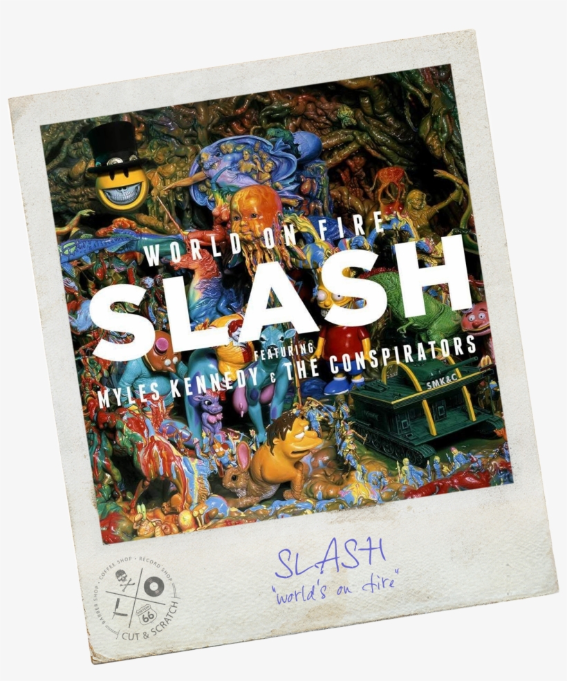 Slash "wold On Fire" - Slash World On Fire PNG Image | Transparent PNG ...