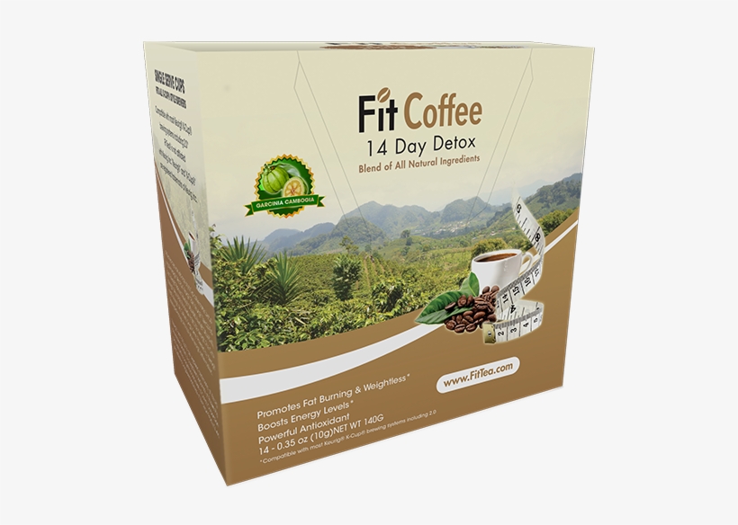 Fittea - Fit Coffee 14 Day Detox - 14 K-cups PNG Image | Transparent ...