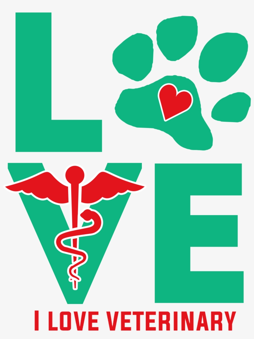 I Love Veterinary - Love Vet Med PNG Image | Transparent PNG Free ...