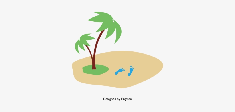 Cartoon Hand Painted Simple Coconut Design, Cartoon, - Illustration PNG ...