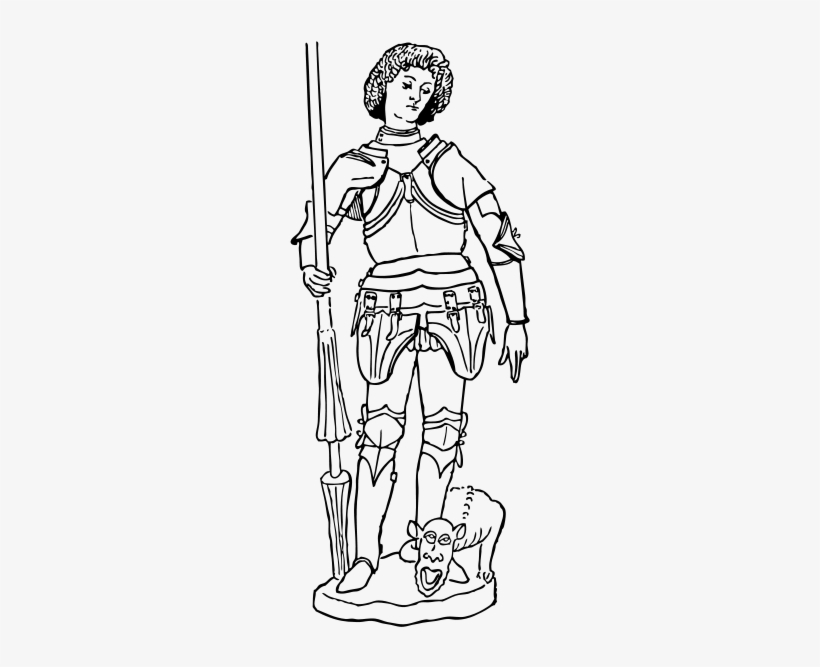 Saint George Png Images - Statue Of St George Drawing PNG Image ...