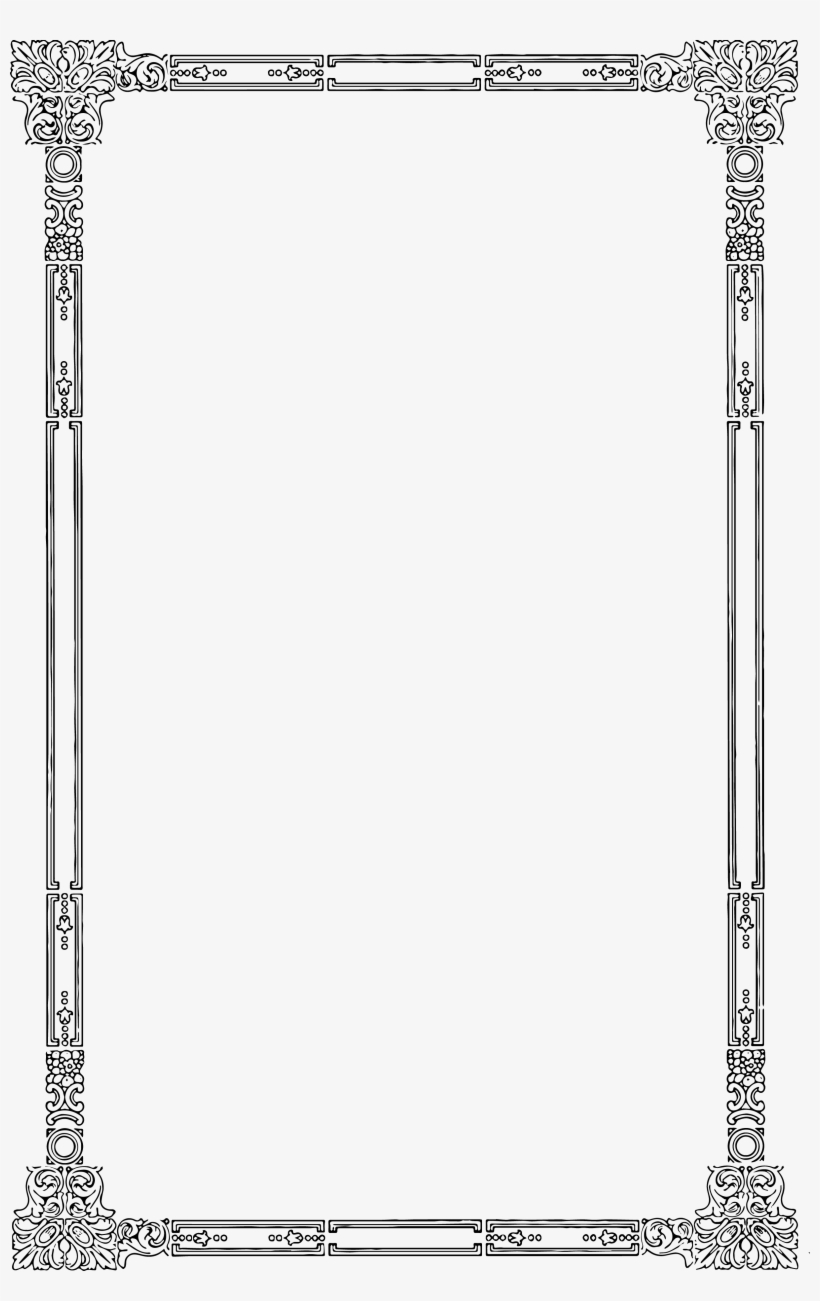 Download Free Vector Art - Page Border Transparent Background ...