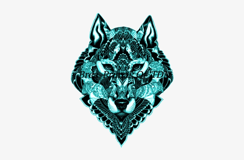 Download Blue Wolf - Mayan Wolf Tattoo | Transparent PNG Download | SeekPNG