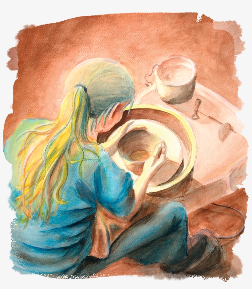 So She Painted Laura Merchant Design Illustration - Watercolor Painting ...