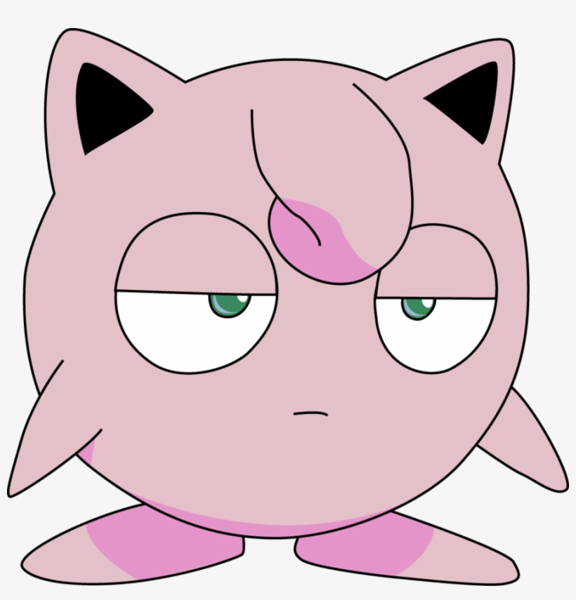 200 Character Meme Spoof - Jigglypuff Mad Transparent PNG Image ...