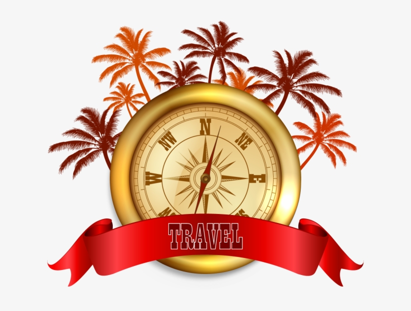 Golden Compass And Palm Trees, Compass, Palm, Travel - The Golden ...