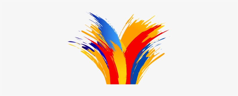 Watercolor Colorful Spread Lines, Watercolor, Colorful, - Color Spread ...