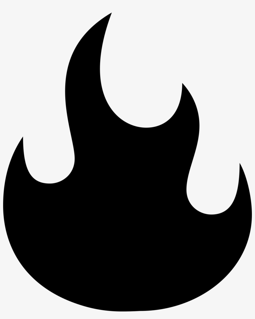 Flame Silhouette At Getdrawings - Fire Silhouette PNG Image ...