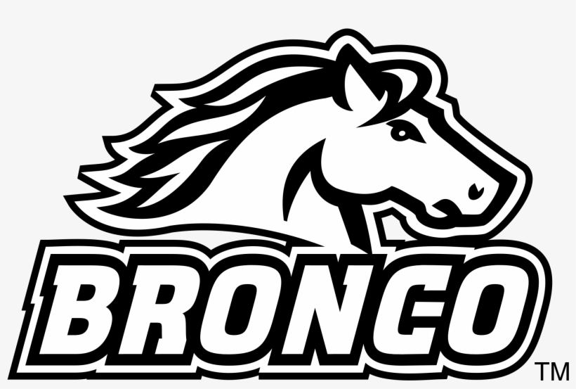 Vector Library Stock Bronco Logo Png Transparent Vector - Mustang White ...