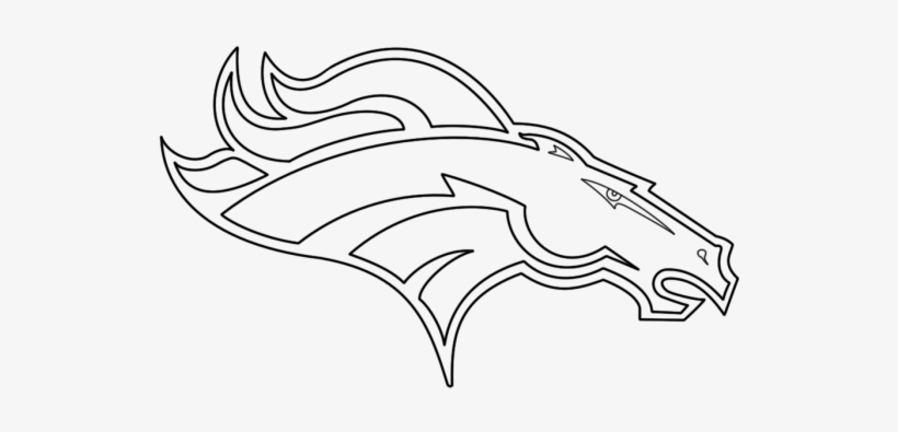 Download Charming Outline Denver Font - Denver Broncos Logo Outline ...