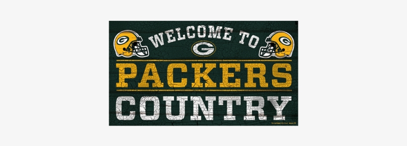 Green Bay Packer Country Wood Sign 24"l Only 5 Left - Wincraft Green ...
