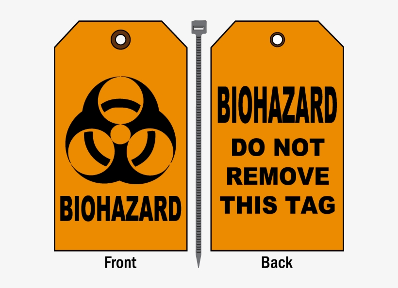 Download Biohazard Do Not Remove Tag - Biological Hazard | Transparent ...