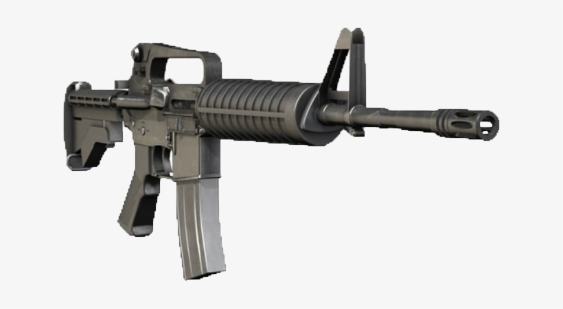 Large Colt M4a1 Carbine Assault Rifle 3d Model - M4a1 Model 3d PNG ...
