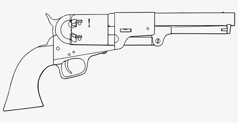 Free - Colt Navy Revolver Drawing PNG Image | Transparent PNG Free ...