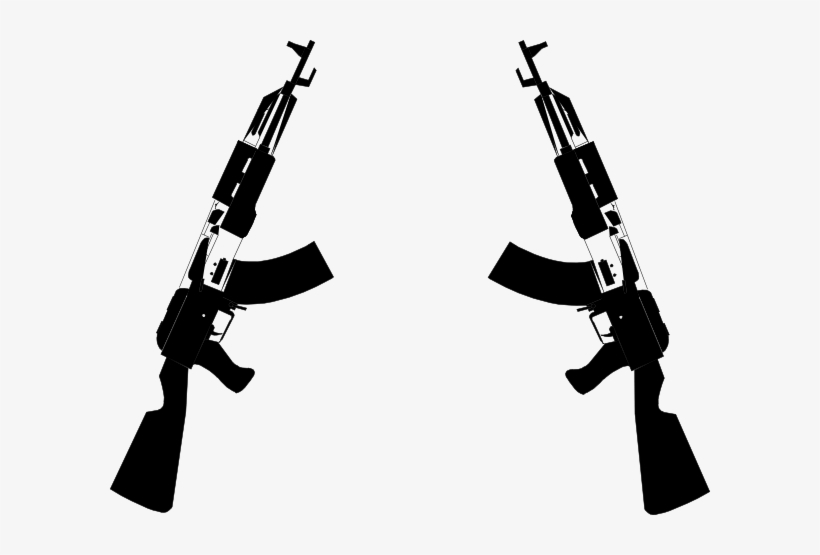 Download Crossed Gun Clipart - Guns Crossed Transparent Background ...