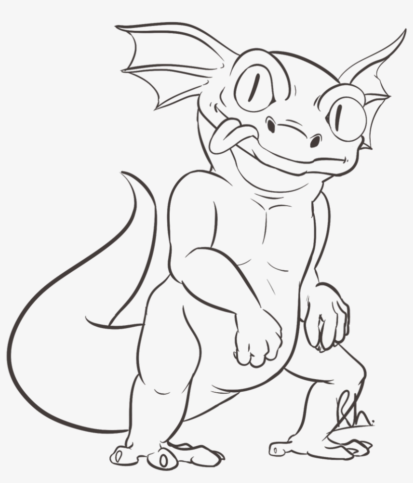 Fallout Gecko White Black PNG Image | Transparent PNG Free Download on ...