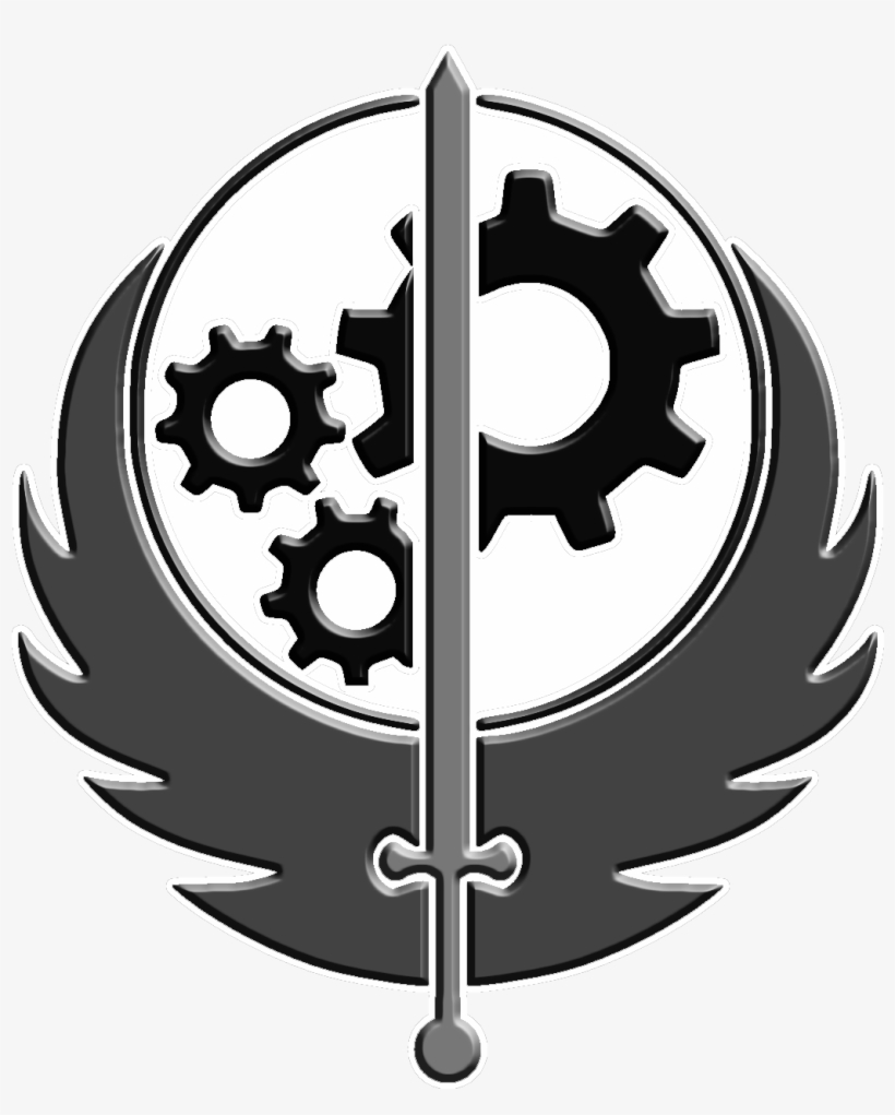Download Fo4 Bos Logo - Brotherhood Of Steel Logo | Transparent PNG ...