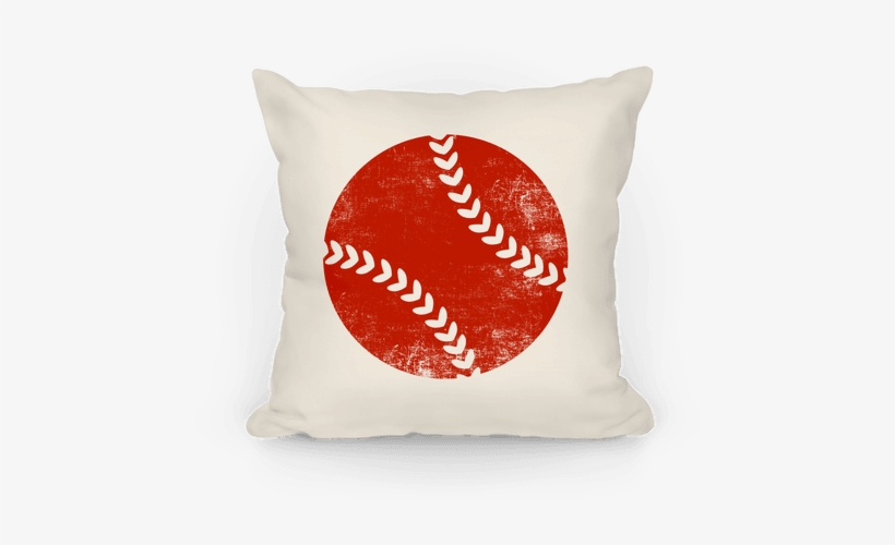 Red Baseball Pillow Pillow - Baseball PNG Image | Transparent PNG Free ...