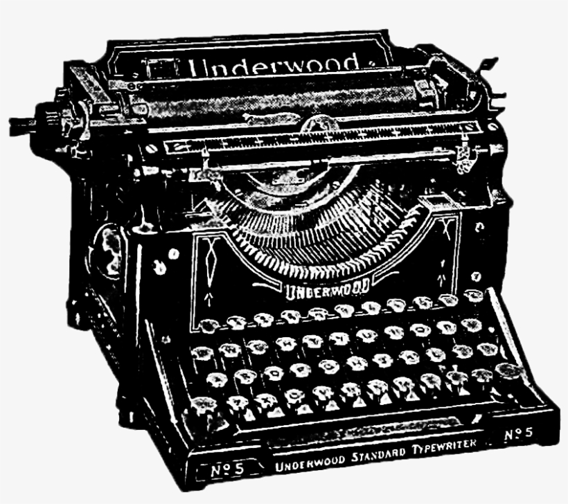 Typewriter Clipart Public Domain - Typewriter Clipart Transparent ...