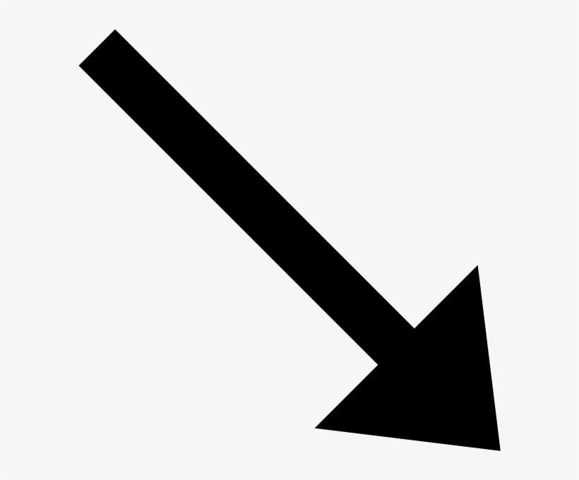File - Arrow Southeast - Svg - Wikimedia Commons - Arrow Pointing ...