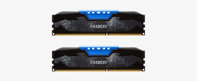Pny Anarchy Ddr3 Blue Dual Fr - Pny Anarchy 16gb Ddr4 PNG Image ...