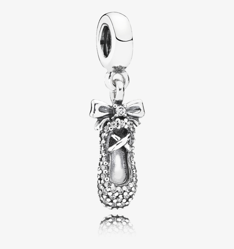 Ballet Slipper Dangle Charm Clear Cz Pandora Jewelry - Pandora Charm ...