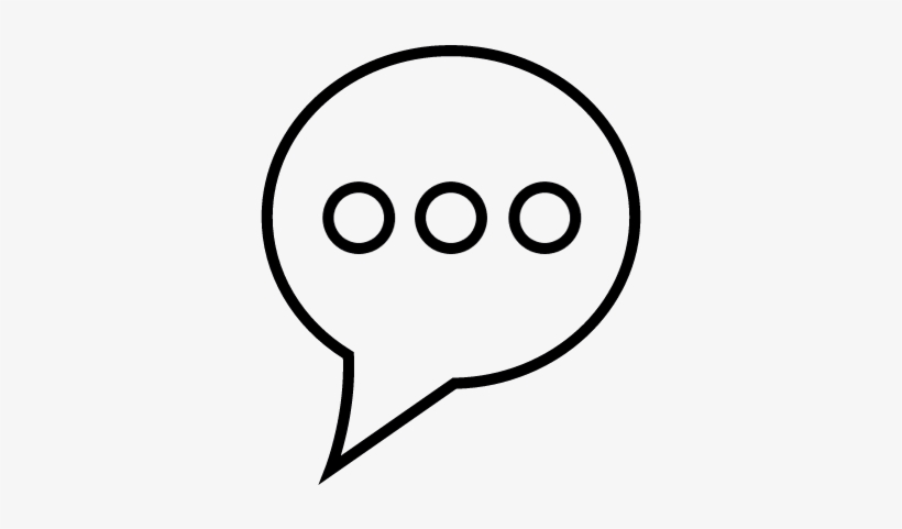 Download Thought Balloon With Three White Dots Vector - Icon ...
