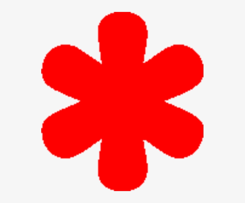 Download Small - Red Asterisk Png | Transparent PNG Download | SeekPNG