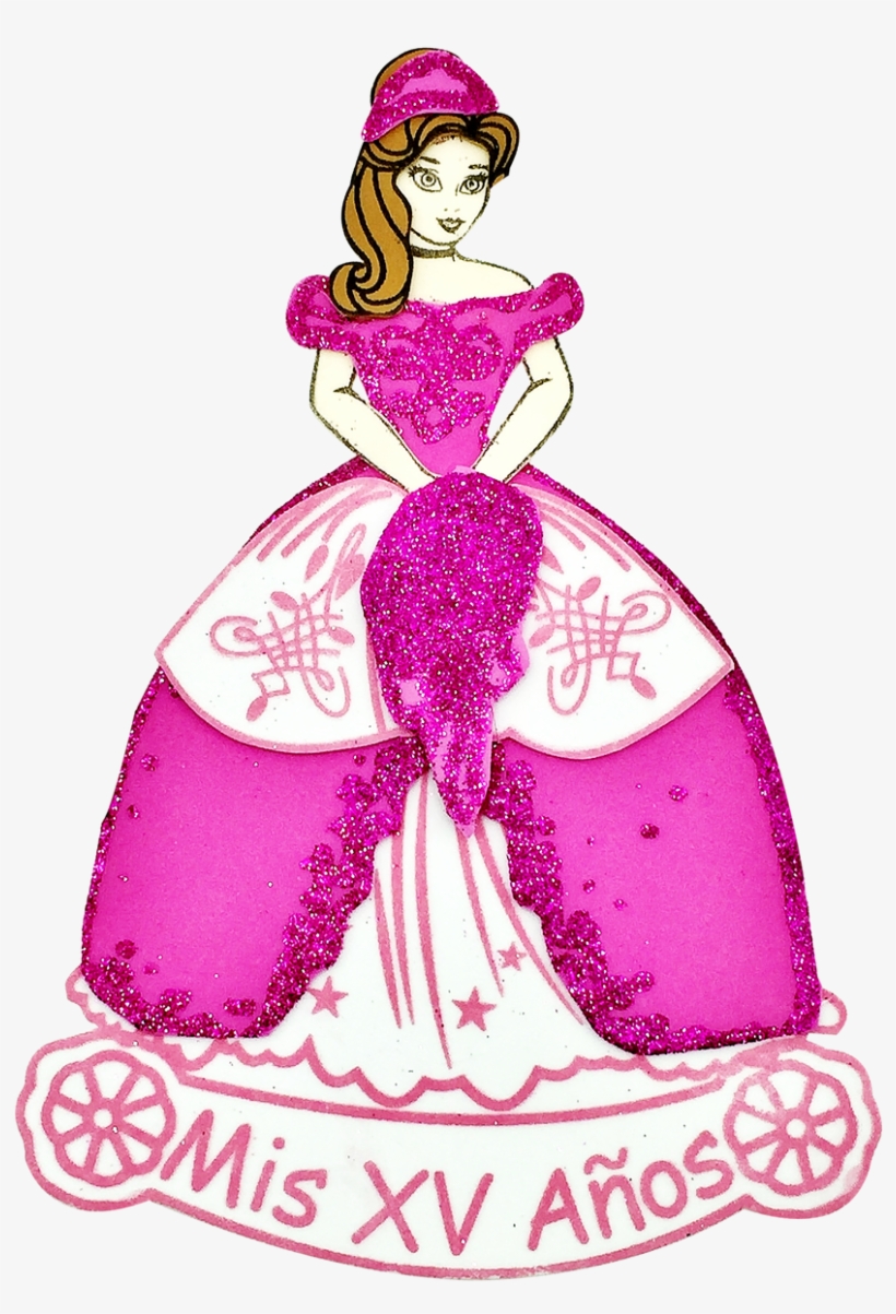 8" Quinceanera Foami Figurine - Imagenes De Quinceañeras Animadas Png ...