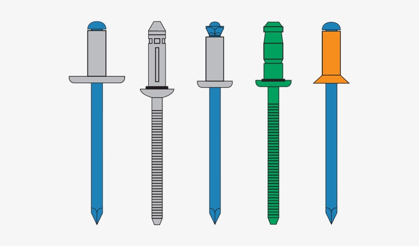 Download Rivets And Rivet Nuts - Blind Rivet Cherry Bulb | Transparent ...