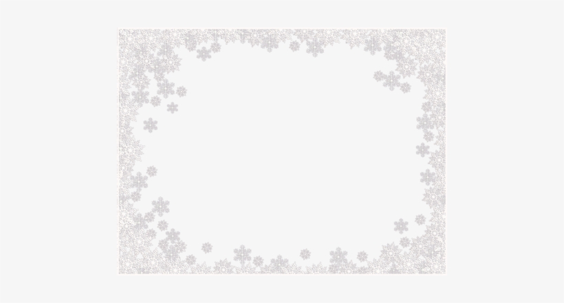 Snowflake Snowflakes - White Snowflakes Border Png PNG Image ...