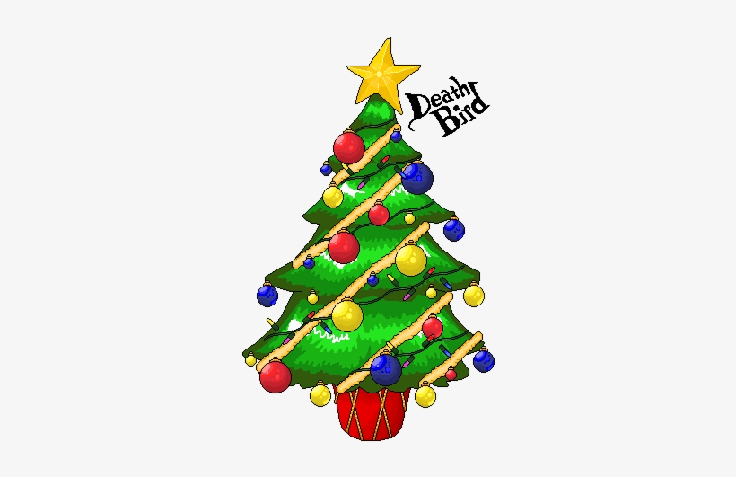 Transparent Christmas Tree Pixel