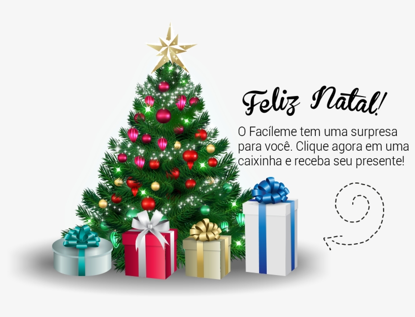 Arvore Facíleme - Christmas Tree PNG Image | Transparent PNG Free ...