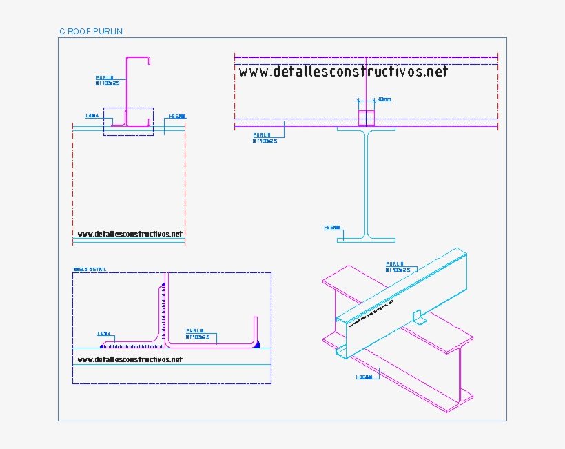 Cold Formed Steel Sections C Channels Shapes Roof Purlins - Ipe With ...