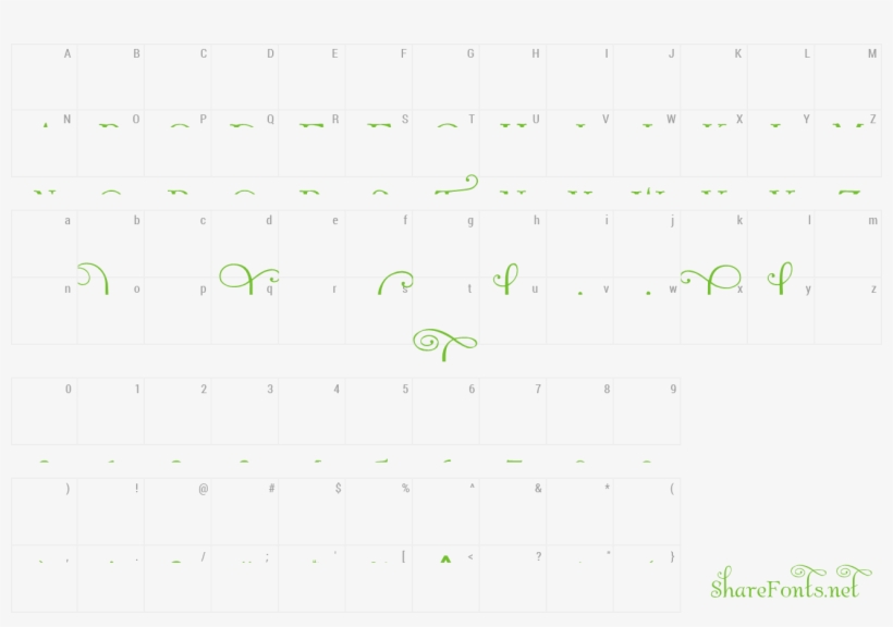 Font Albemarle Swash Preview - Number PNG Image | Transparent PNG Free ...