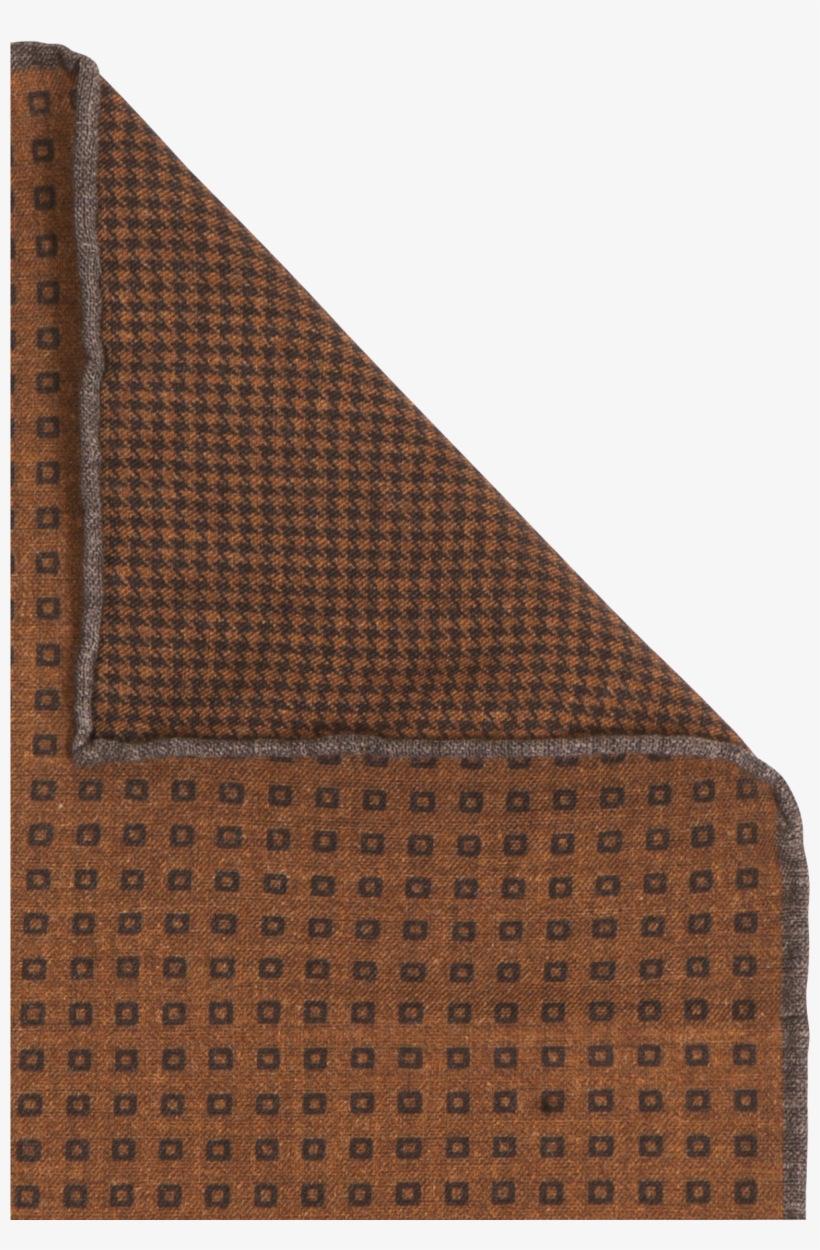 Orange Square Print Two Faced Pocket Square - Architecture PNG Image ...