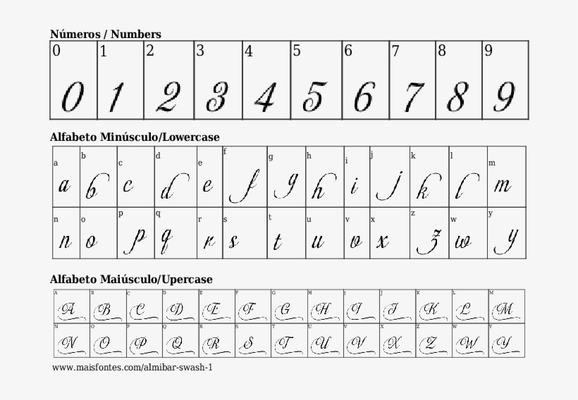 Font Details Almibar Swash - Fontes Script PNG Image | Transparent PNG ...