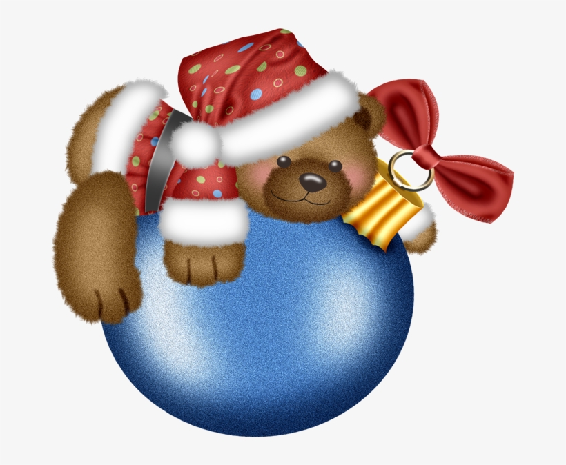 Christmas Bear Clipart Black And White