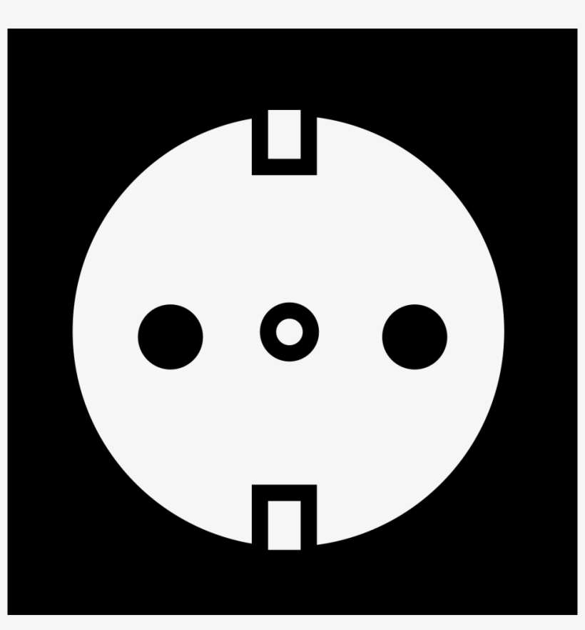 Electric Socket Of Circular Shape With Two Holes Comments - Ac Power ...
