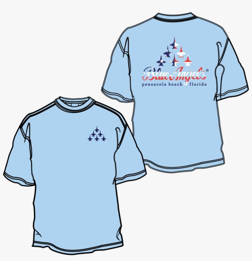 Download Official Blue Angels T-shirt - T-shirt | Transparent PNG ...
