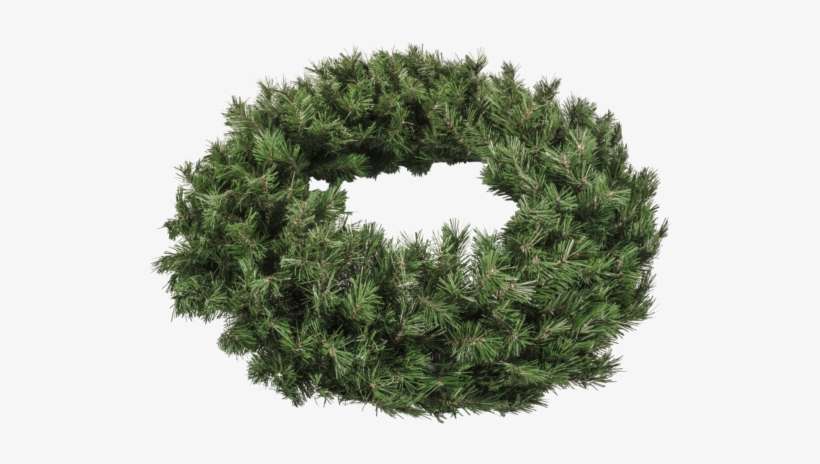 36″ Taiga Evergreen Wreath Non Lite - Wreath PNG Image | Transparent ...
