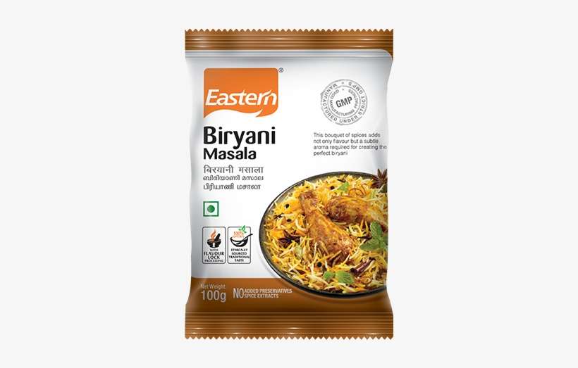 Biryani Masala - Eastern Chat Masala, 100g PNG Image | Transparent PNG ...